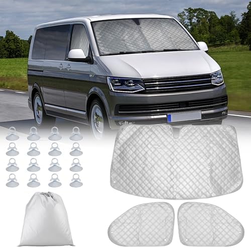 CICMOD Windscreen Cover for VW T5 T6 Van Front Window Sunshade Screen ...