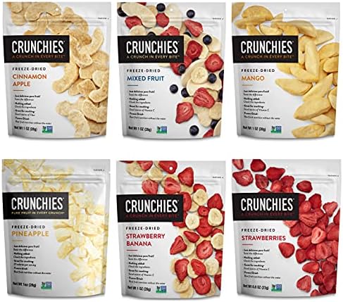 Amazon.com: Crispy Fruit Favorite Flavors Freeze Dried Fruit Variety ...