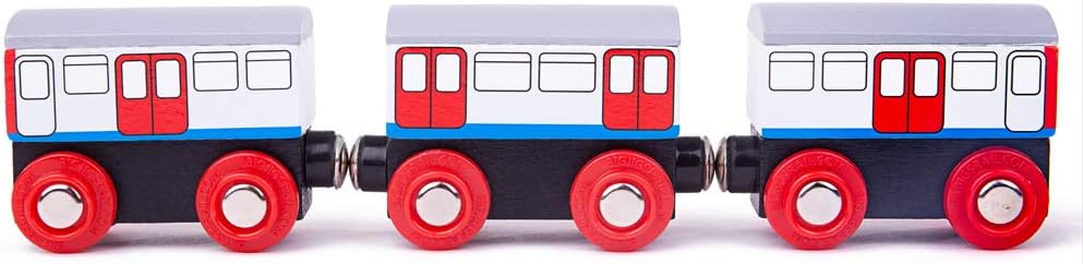 Tidlo Wooden Underground Train : Amazon.co.uk: Toys & Games