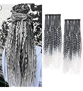 Amazon.com : 24 Inch Clip in Dreadlock Hair Extensions 10Clips 40 ...