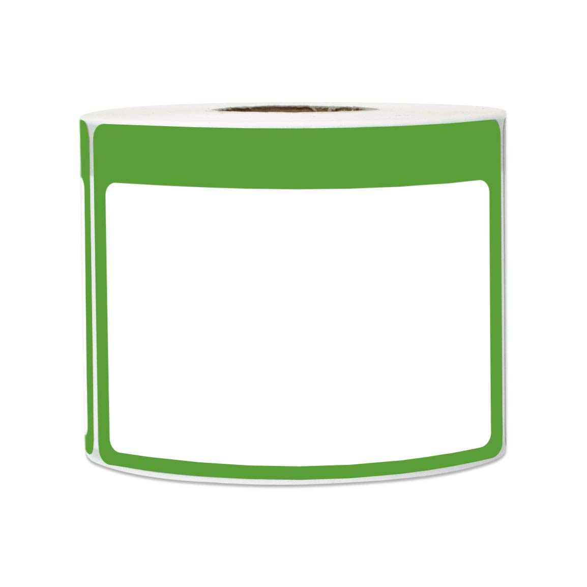 Amazon.com : Green Plain Name Tag - 3.5 x 2.25 Inch Writable Name Tag ...