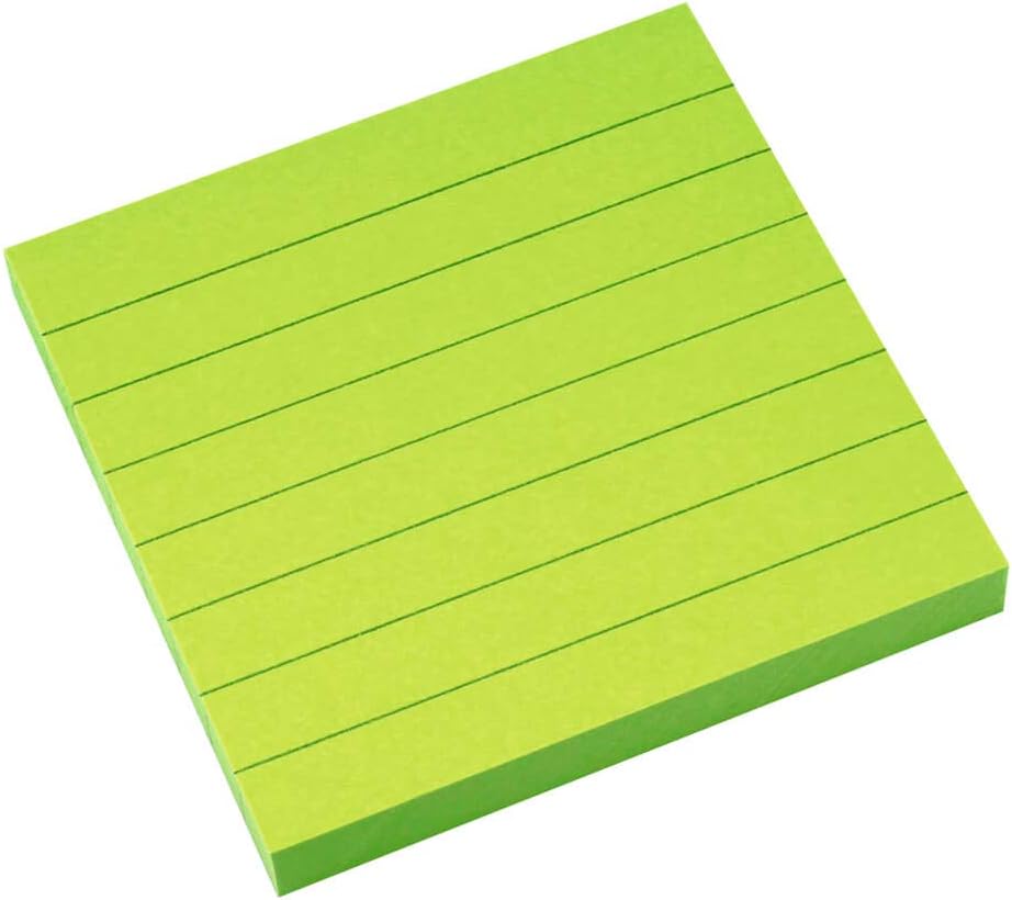 inFO 5654-33-L inFO Sticky Notes 7x7 lin. Green : Amazon.co.uk ...