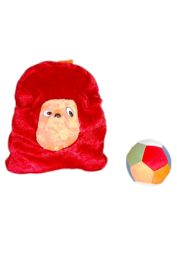 Buy chiku'n'cherry Monkey Kids School Bag & with free ball at Amazon.in