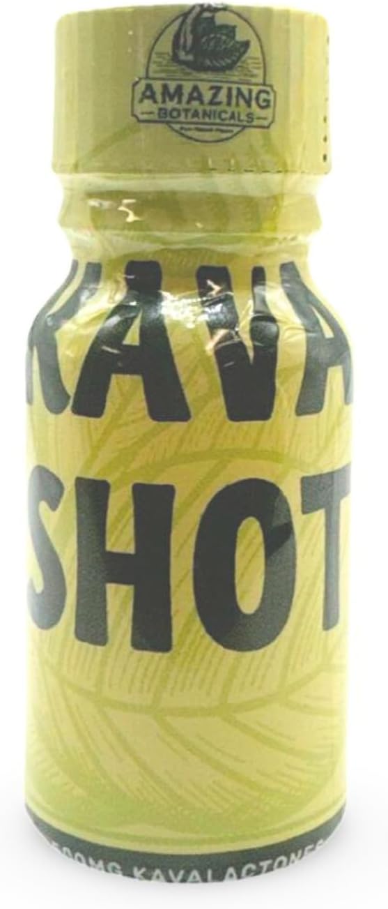 Amazon.com: Amazing Botanicals KAVA Shot - 500mg Kavalactones ...