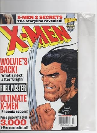 Wizard Special Edition Magazine X-Men (Not in Original Plastic & Does ...