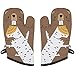 Amazon.com: Now Designs Critter Oven Mitt Pair, Bonnie Beaver - 8 x 7 ...