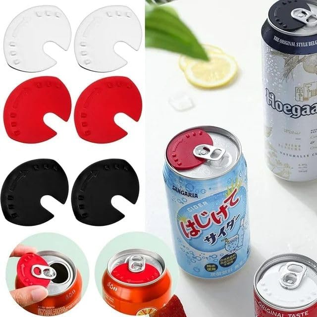 Amazon.com: 6Pcs Random Color Soda Can Covers Lids, Silicone Can Covers ...