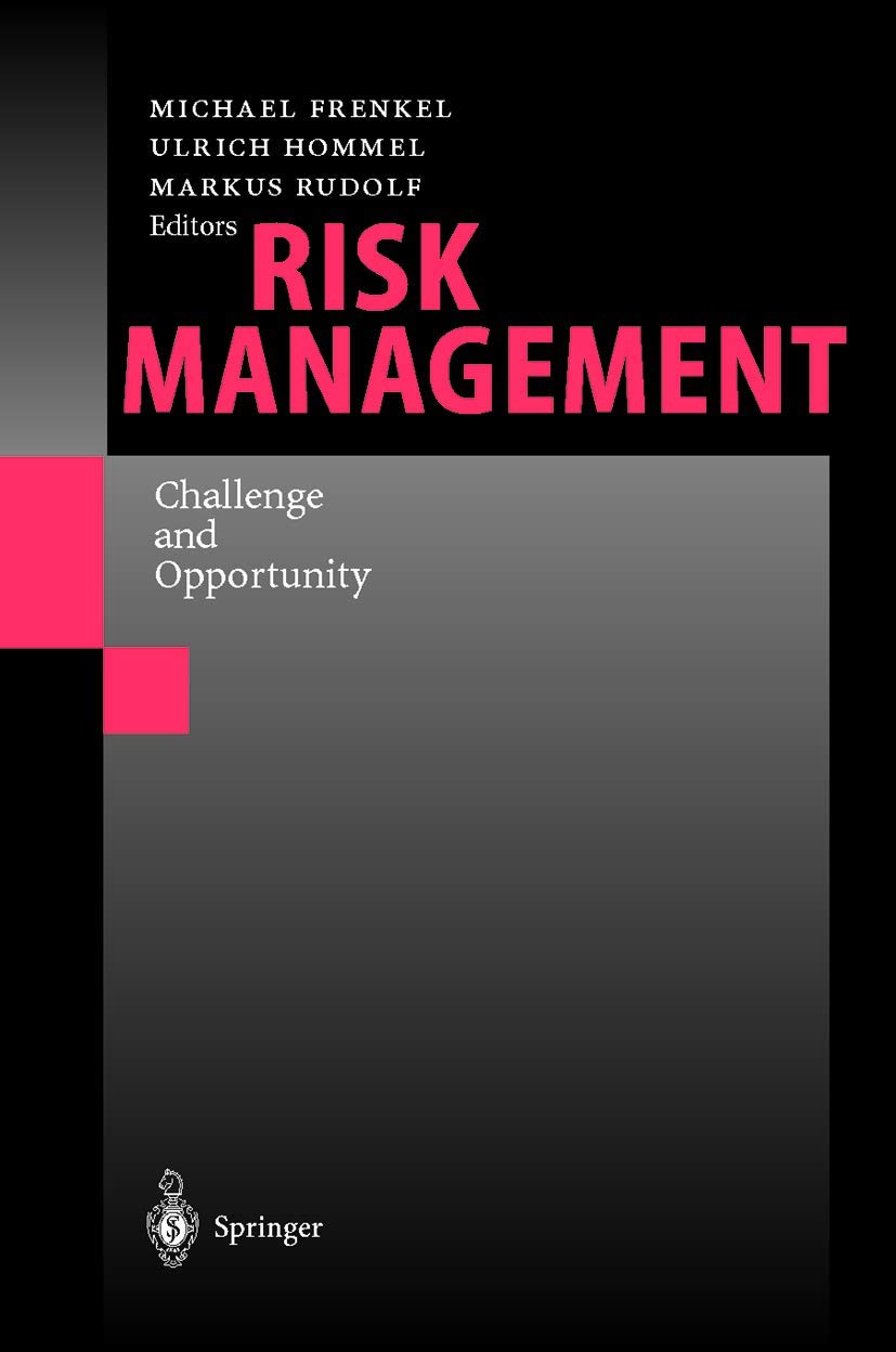 Amazon.com: Risk Management: Challenge and Opportunity: 9783540671343 ...