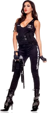Amazon.com: Music Legs Sexy Womens Terminator Assault Team Cosplay ...