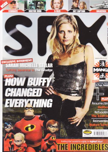 SFX MAGAZINE BACK ISSUE #124 THE INCREDIBLES - BUFFY - HELLBOY - THE ...