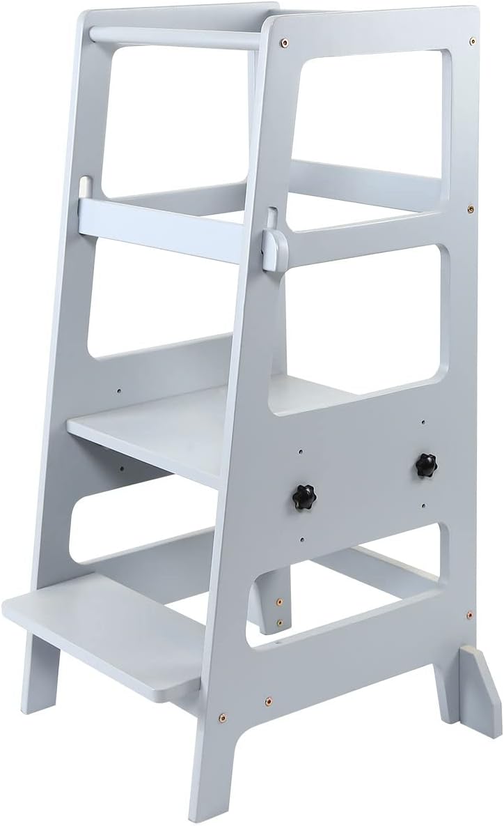 Amazon.com: Foldable Standing Kitchen Stool for Kids, Toddler Tower ...