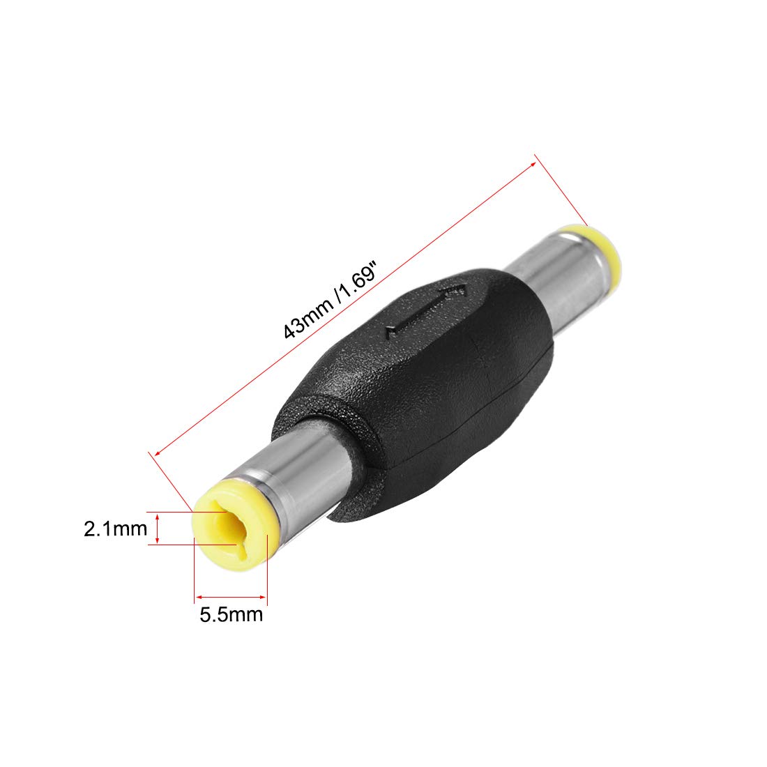 5/10pcs DC Power Male X Solder Connector Plug X DC Power, 42% OFF