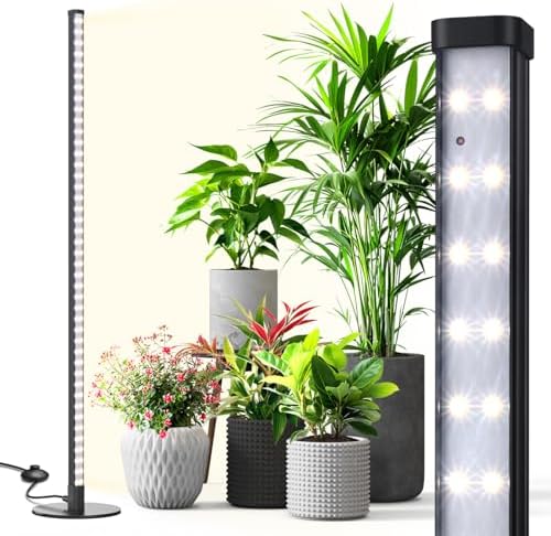 SpeePlant Tall Grow Lights for Indoor Plants with Stand 4FT, 120 LEDs ...