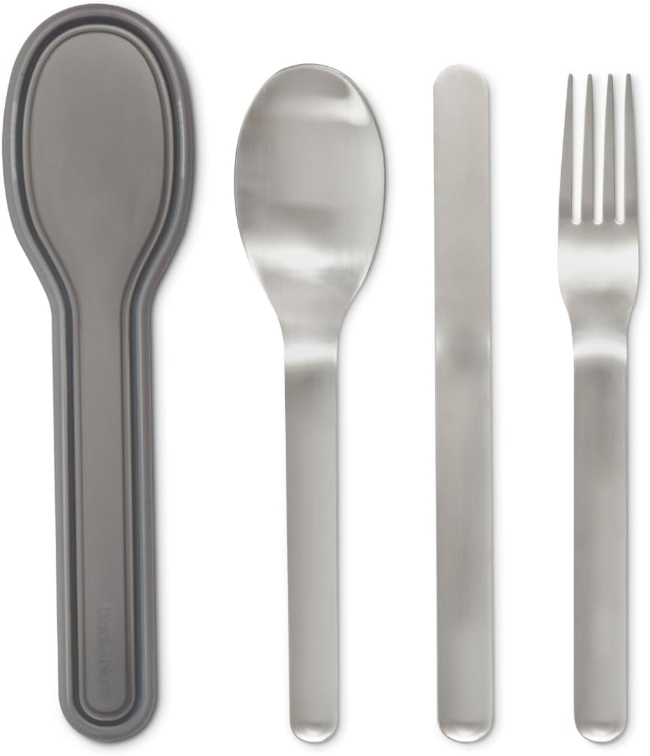 Black+Blum Nesting Cutlery Set | 3 Piece Stainless Steel Compact Travel ...