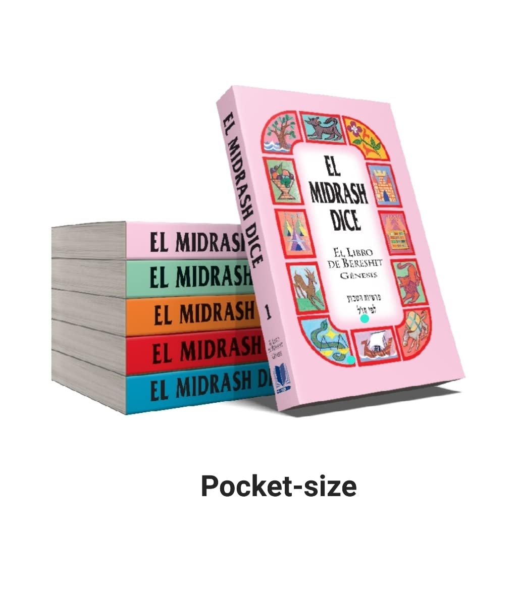 El midrash dice set completo 5 libros|Bereshit-Genesis, Shemot-Exodo ...