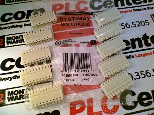Amazon.com: COMMSCOPE 110C-5CB Connector Block CAT5E 110V 10/Pack ...