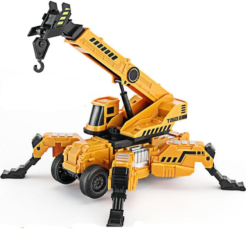 Buy PLUSPOINT Crane Toy Friction Powered Lifting Crane with Cable 360 ...