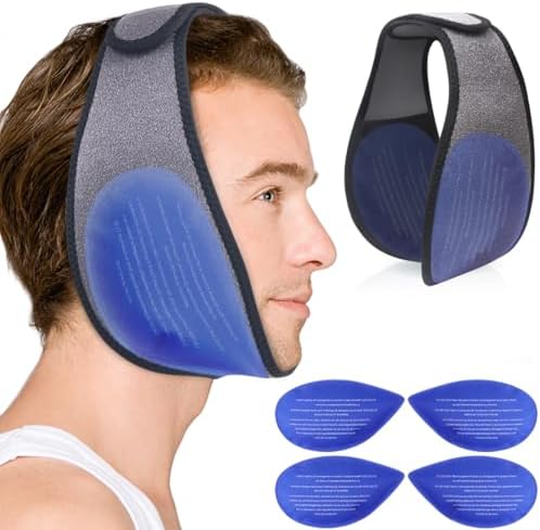 Amazon.com: Hilph Face Ice Pack Wisdom Teeth Ice Pack Head Wrap, Jaw ...