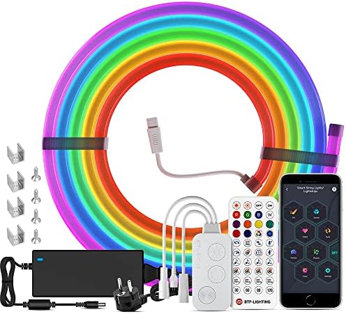 BTF-LIGHTING T0817 WS2811 RGB 3M Neon LED Streifen Kit 84leds/m DC24V ...