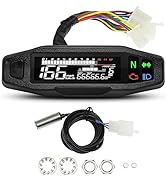 Amazon.com: MAIMEIMI Universal Motorcycle Speedometer Digital Gauge ...