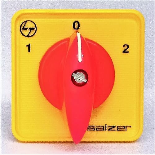 Salzer(L&T) 61028 6A 4Pole 2Way S6 6A Cam Operated Rotary Switch ...