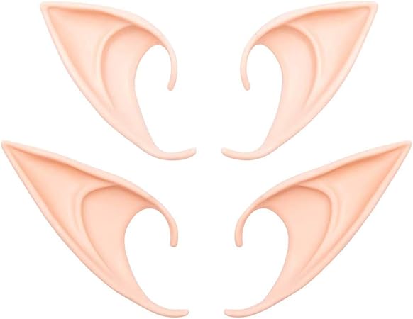 Amazon.com: GREAT&LUCKY Cosplay Fairy Pixie Elf Ears - Soft Pointed ...