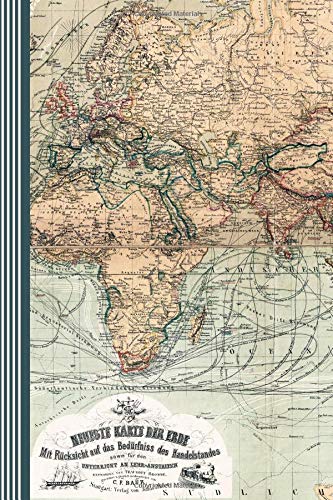 Amazon.com: Historical Cartography. Neueste Karte Der Erde - Traugott ...