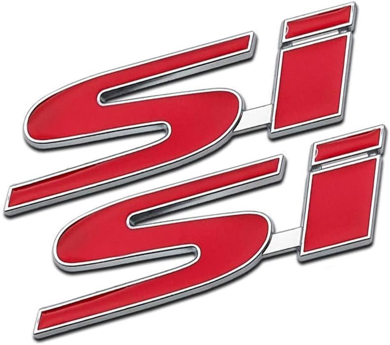Amazon.com: 2Pc SI Badge Logo Front Grille Ornament Emblem Decal ...