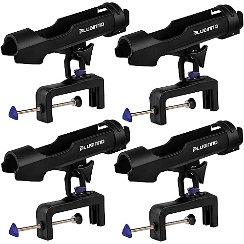 Snapklik.com : Fishing Boat Rods Holder Large Clamp Opening 360 Degree ...