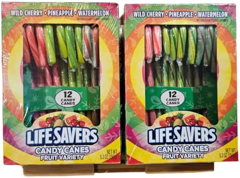 Amazon.com: Candy Canes Variety Pack - Assorted Flavors, Great for ...