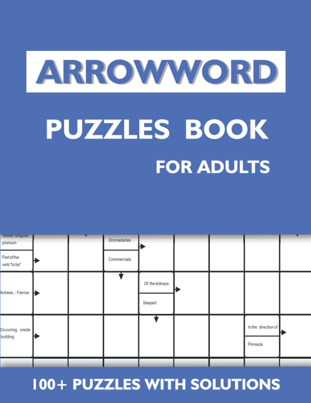 Arrowword Puzzle Book for Adults: 100+ Arrow Word Puzzles (UK English ...