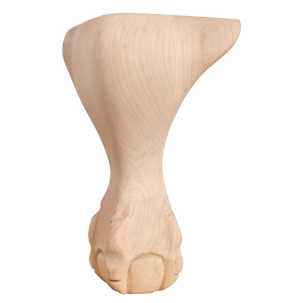 8 in. Ball and Claw Leg (Rubberwood) - Wood Moldings And Trims - Amazon.com