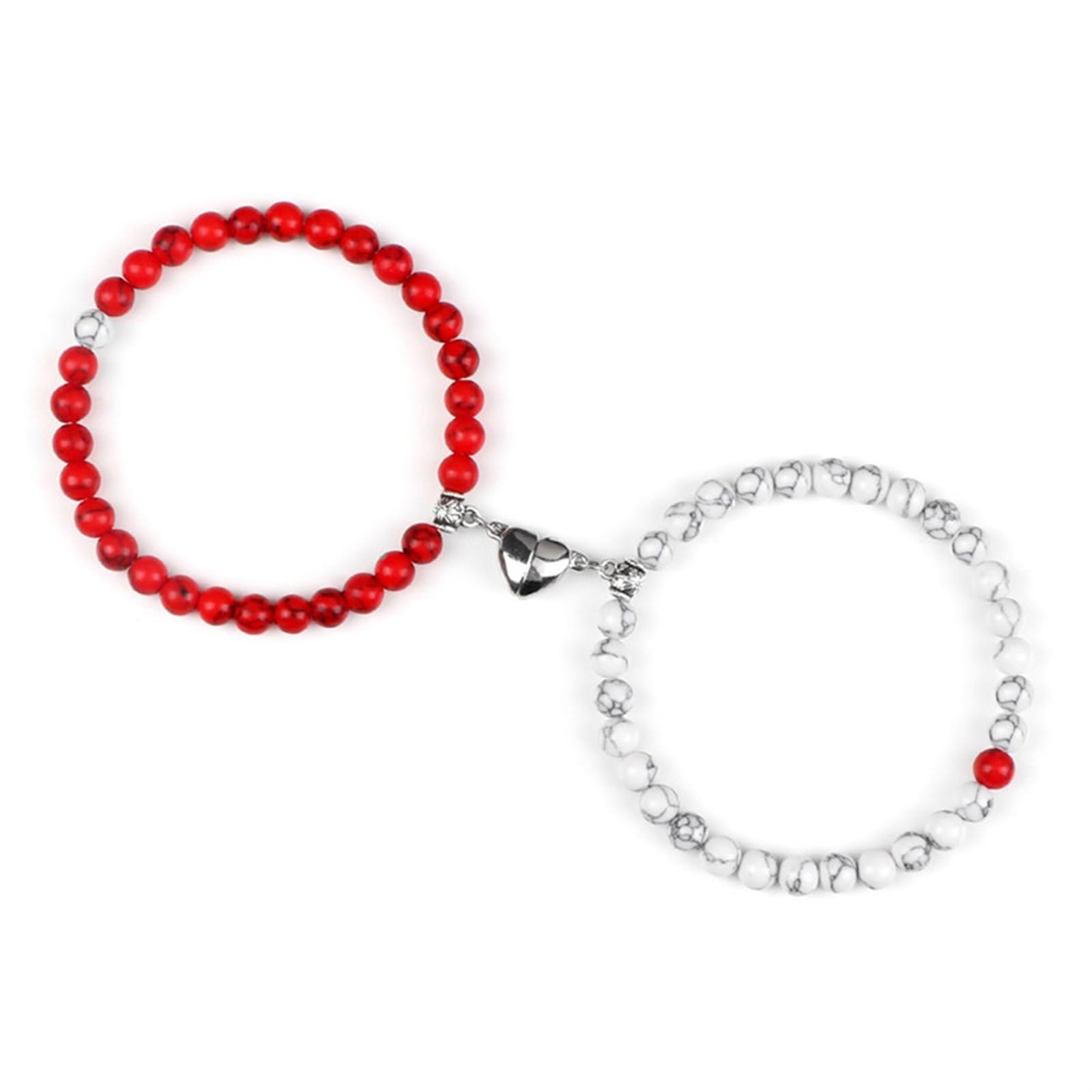Red Black White Friendship Bracelets