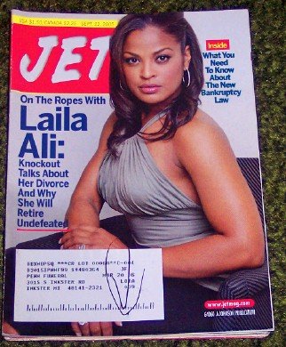 Jet Magazine 09/12/05 Laila Ali Daughter of Muhammad No. 11 (108 ...