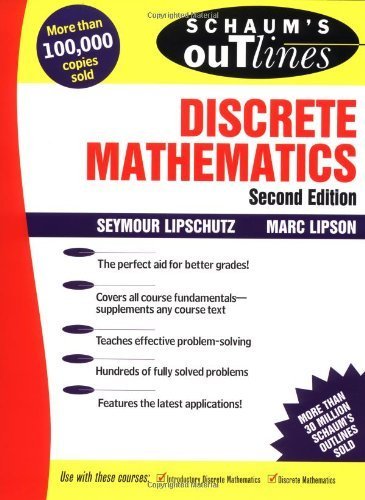 Buy Schaum's Outline of Discrete Mathematics (Schaum's Outlines) Book ...