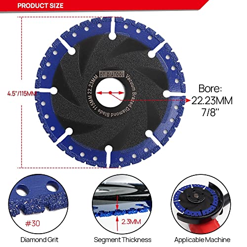 Snapklik.com : DT-DIATOOL Diamond Saw Blade Metal Cutting Disc Diameter ...