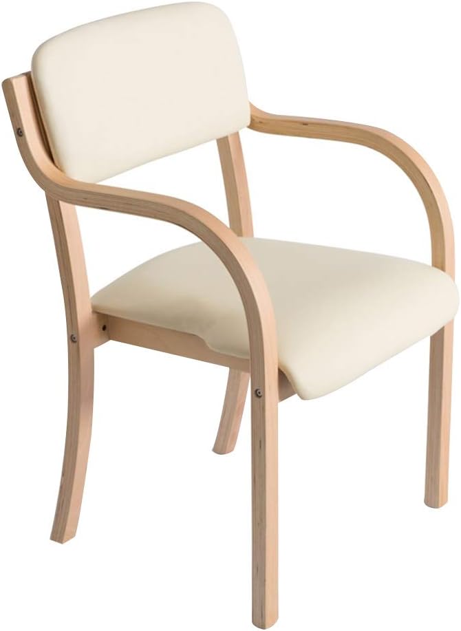 Amazon.com: Wooden Dining Chairs, Solid Wood Computer Chair with ...