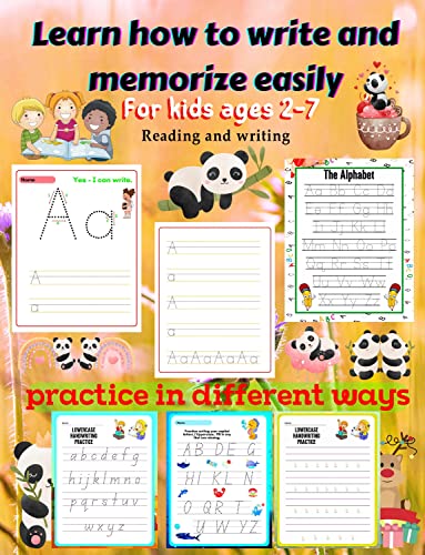 Amazon.com: Learn how to write, and memorize easily for kids ages 2-7 ...