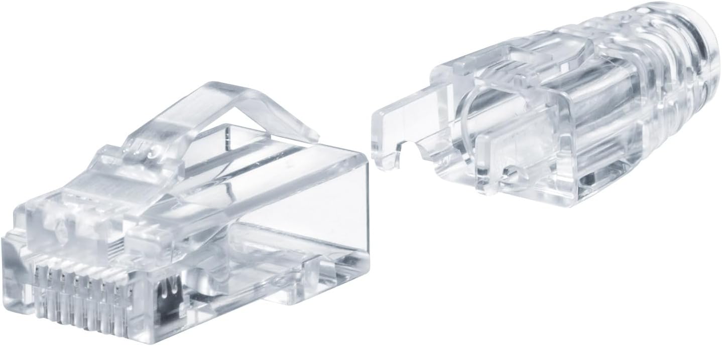 Amazon.co.jp: 日本製線 NSP100-C6A Cat6A RJ45 モジュラープラグ 100個入り : 産業・研究開発用品