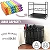 Amazon.com : Yoga Mat Storage Rack Basket Workout Equipment Home Gym ...