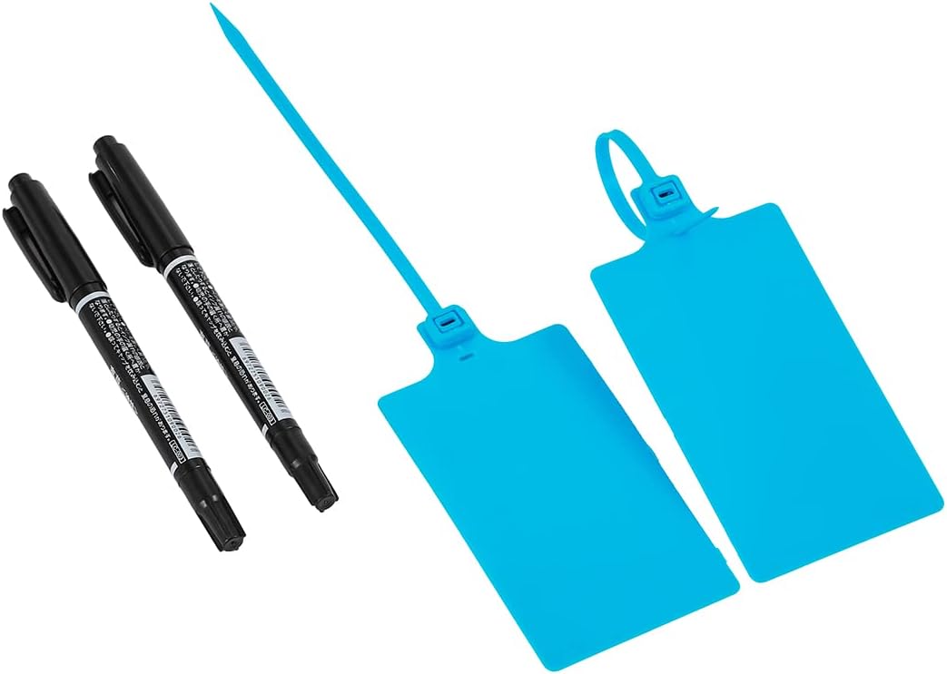 Amazon.com : Tenshun 100 Pieces Plastic Tags Hanging Label Tags ...