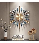 Amazon.com: YISITEONE Classical Large Decorative Wall Clock with ...