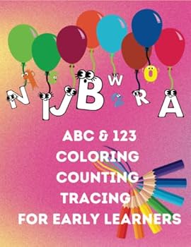 ABC & 123 Coloring, Counting, Tracing... book by Vachala Argsakorn