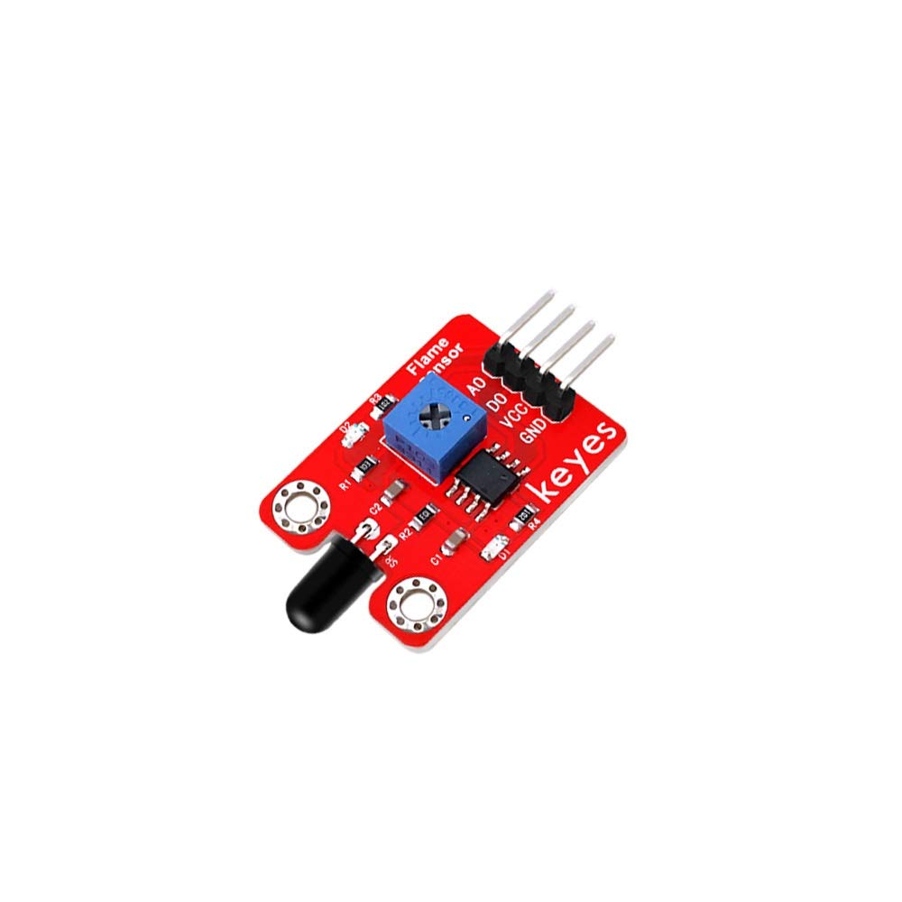 Buy For Arduino Kits accessory LM393 4 Pin IR Flame Detection Sensor ...