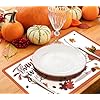 Amazon.com: WRAPAHOLIC 50 Sheets Thanksgiving Paper Place Mats - 11 x ...