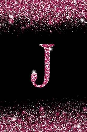 J: Letter J Initial Alphabet Monogram Notebook Monogrammed confetti ...