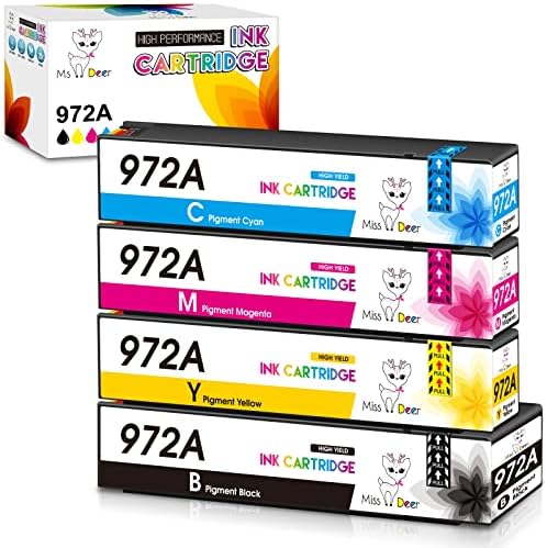 Amazon.com: 972A Ink Cartridges Replacement Ink for HP 972 972A Ink ...