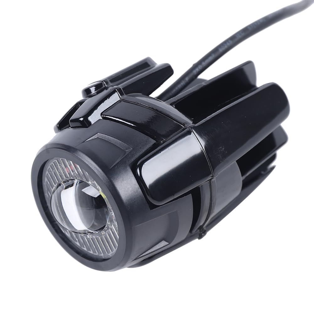 2X LED Motorcycle Fog Light Additional Headlight Running Compatible ...