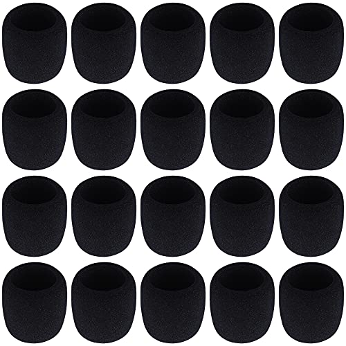 Microphone Foam Covers,Augshy 20 Pack Thick Handheld Stage Microphone ...