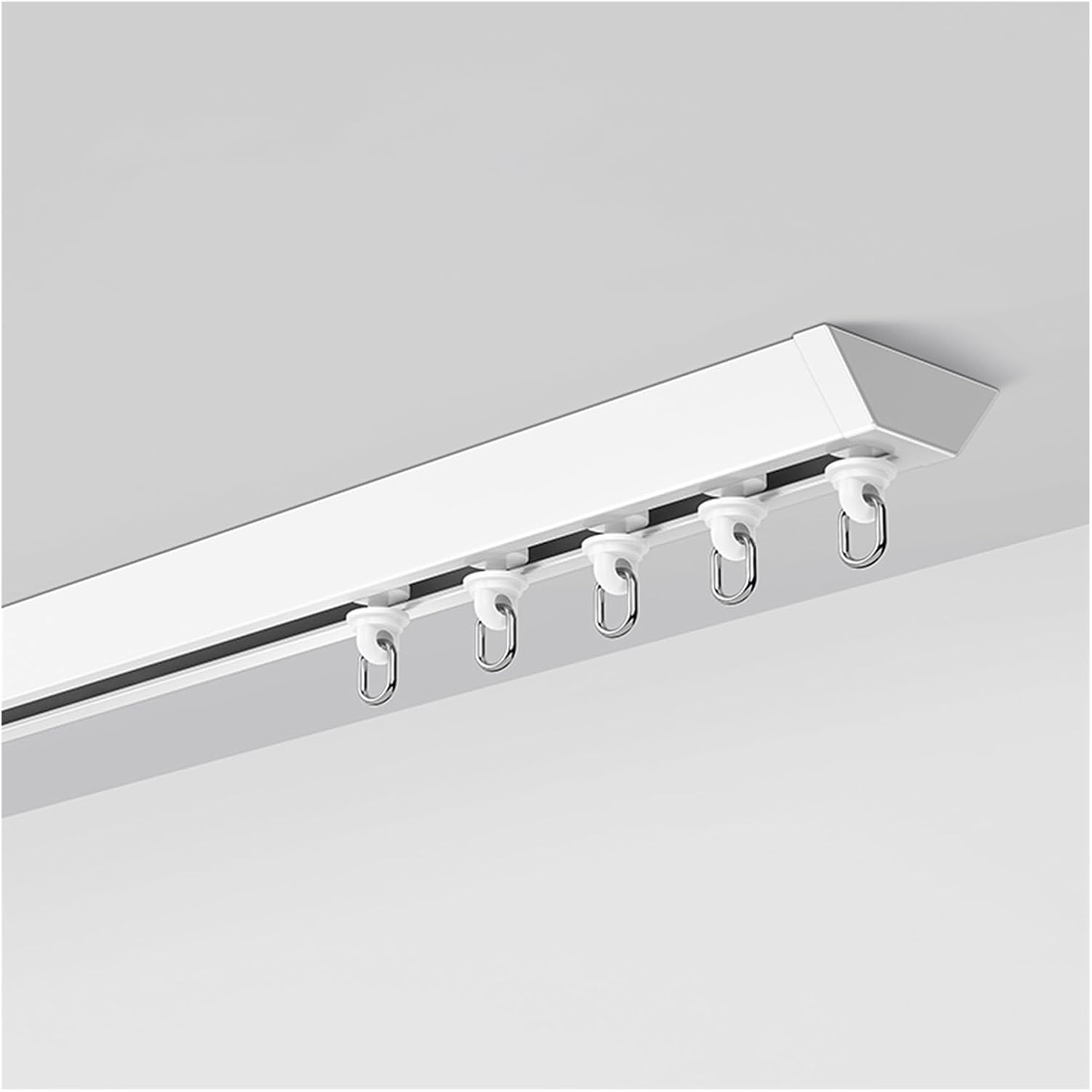 Amazon.com: Thin Ceiling Curtain Track, Room Divider Curtain Rod for ...